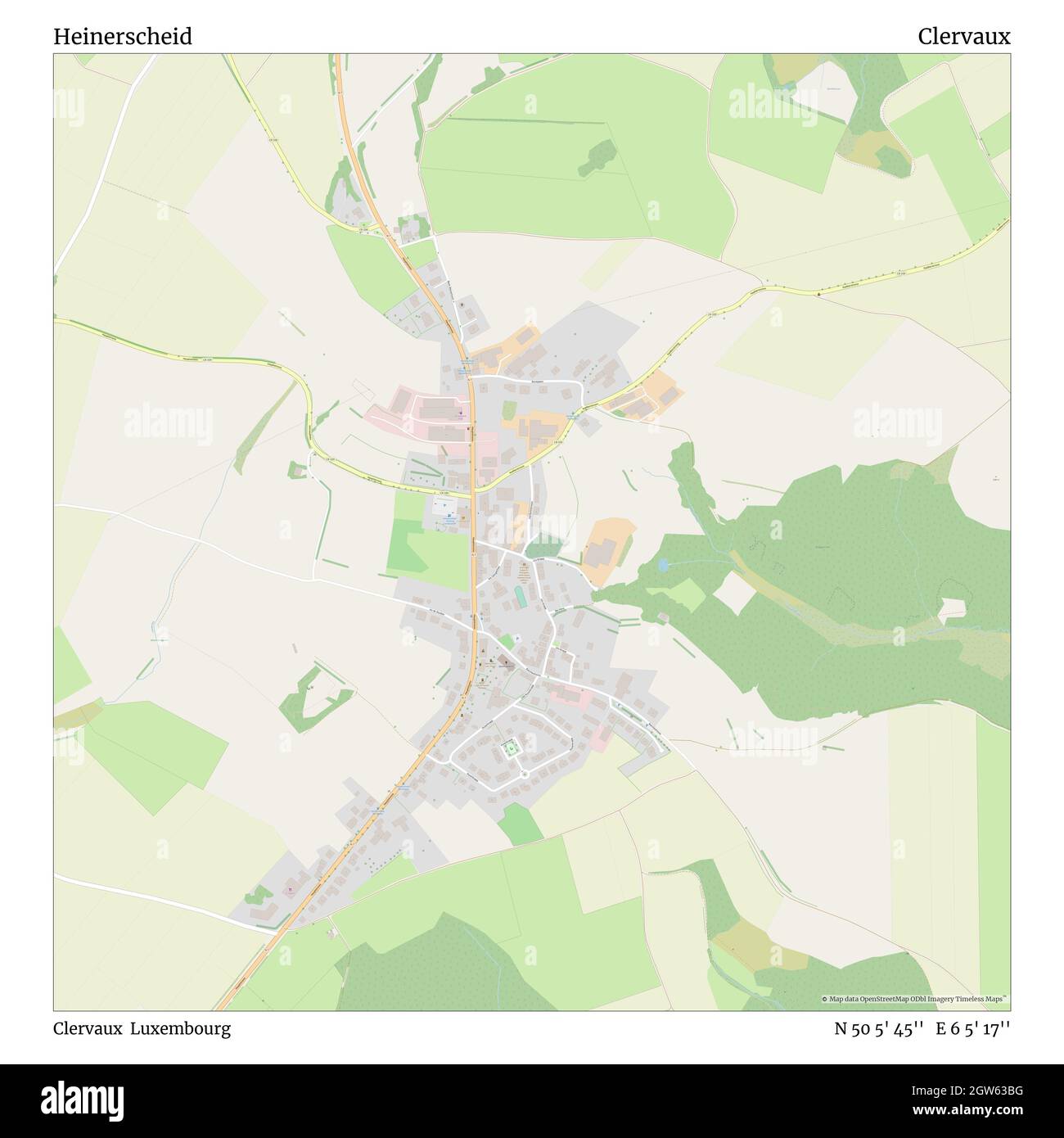 Heinerscheid, Clervaux, Luxembourg, Clervaux, N 50 5' 45'', E 6 5' 17 ...