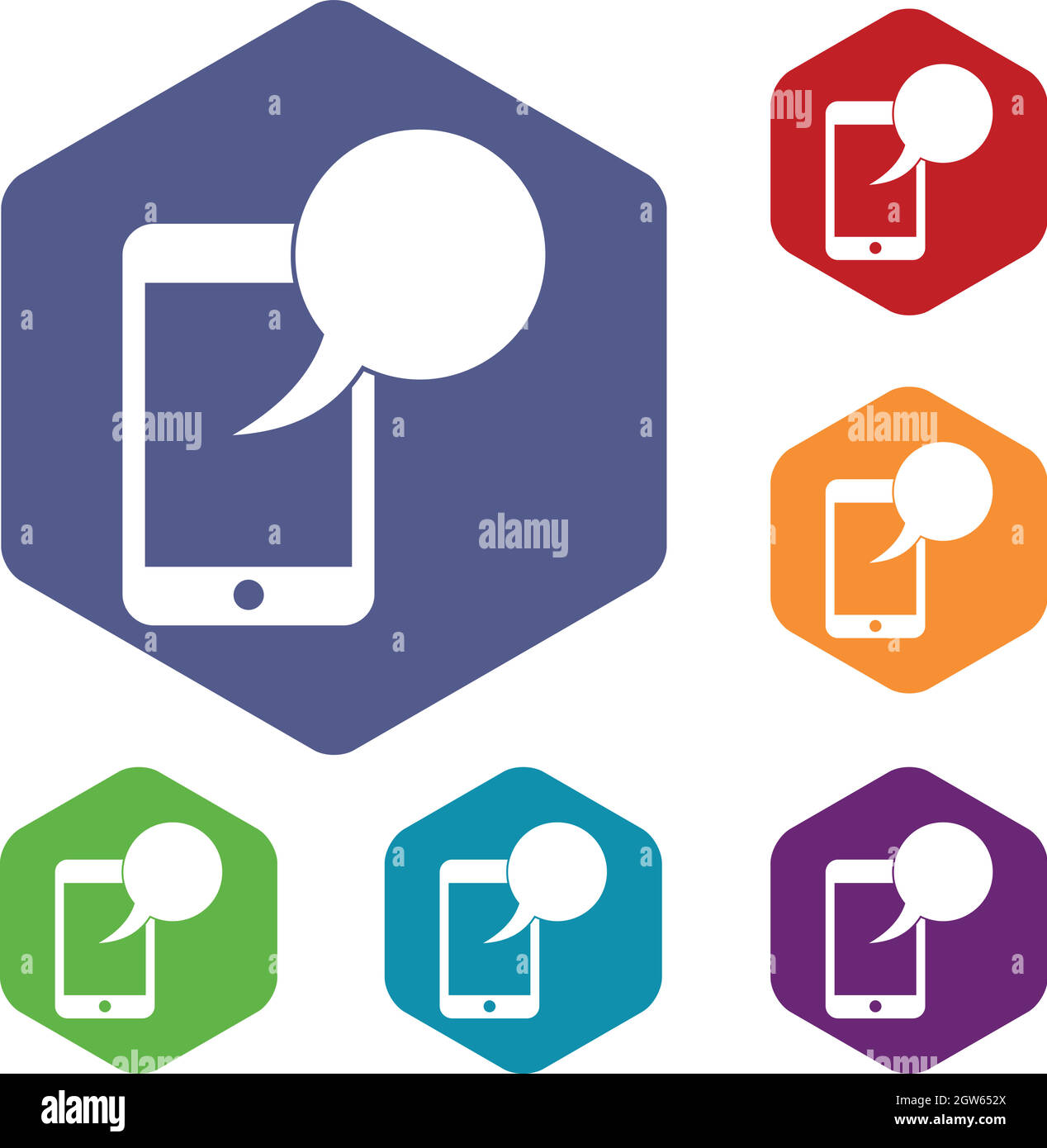 Text on phone Stock Vector Images - Alamy