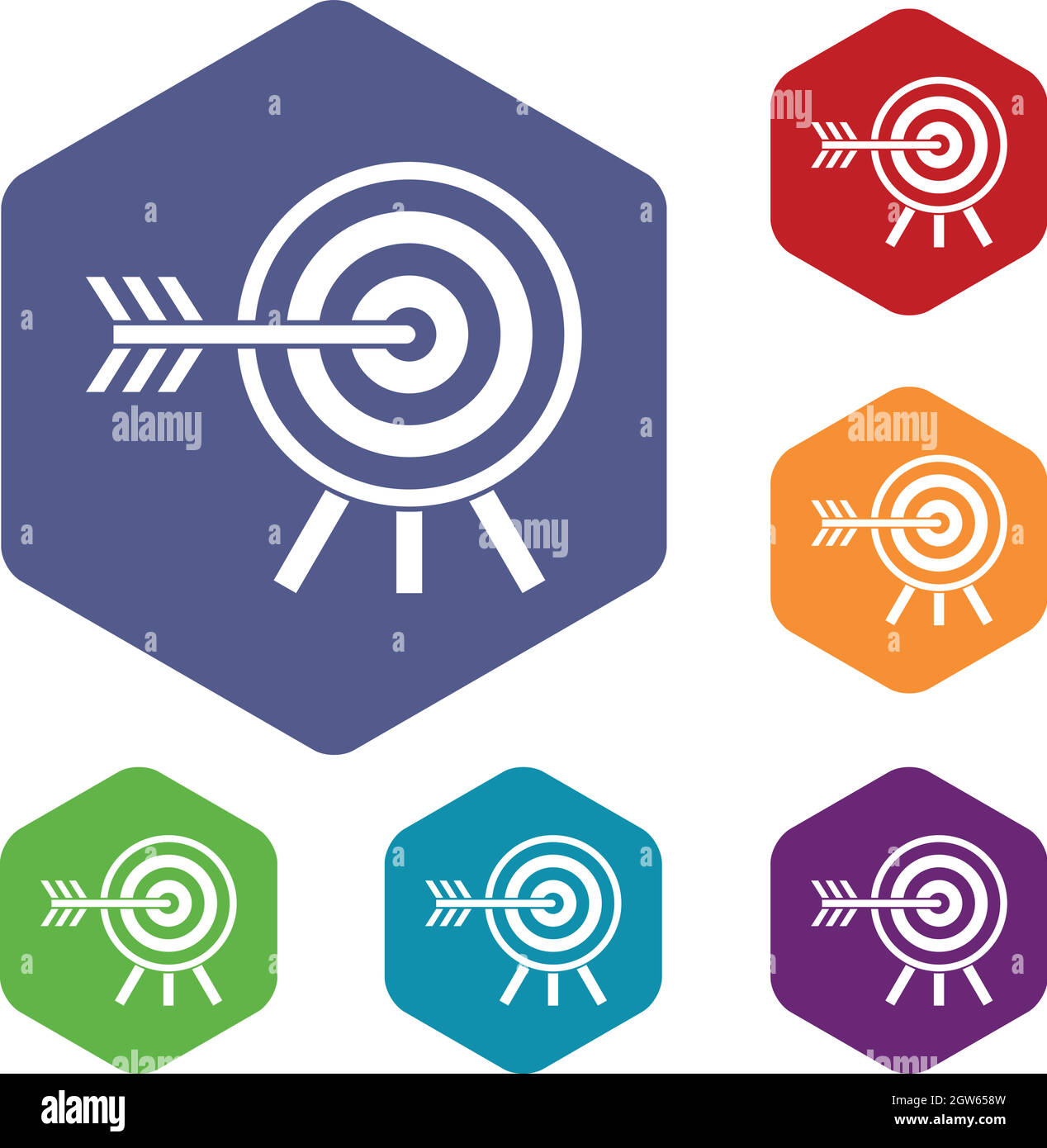 Darts icons set Stock Vector Image & Art - Alamy