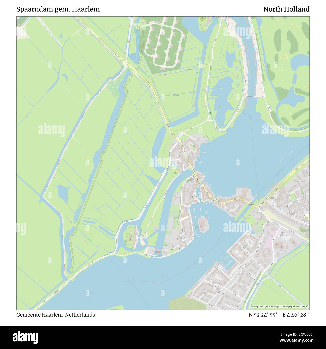 Spaarndam gem. Haarlem, Gemeente Haarlem, Netherlands, North Holland, N ...