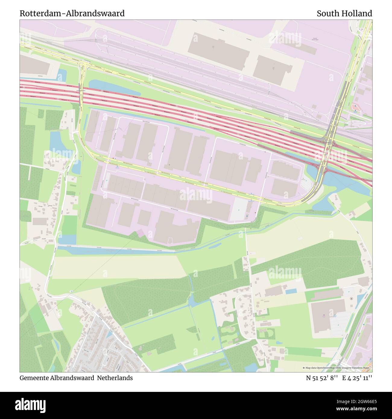 Map of rotterdam hi-res stock photography and images - Alamy