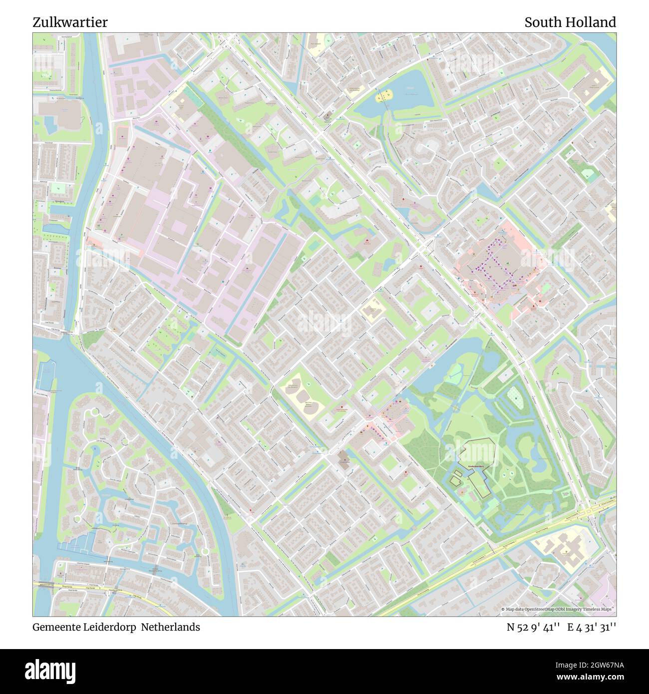 Zulkwartier, Gemeente Leiderdorp, Netherlands, South Holland, N 52 9 ...