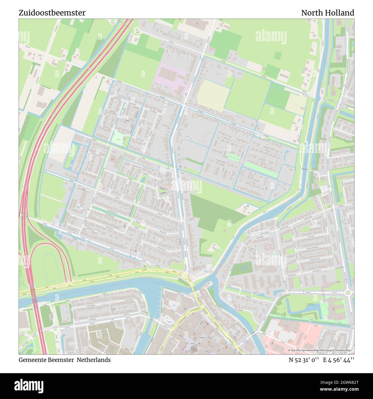 Beemster map hi-res stock photography and images - Alamy