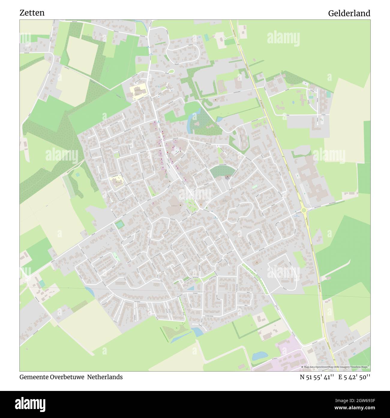 Zetten, Gemeente Overbetuwe, Netherlands, Gelderland, N 51 55' 41'', E ...