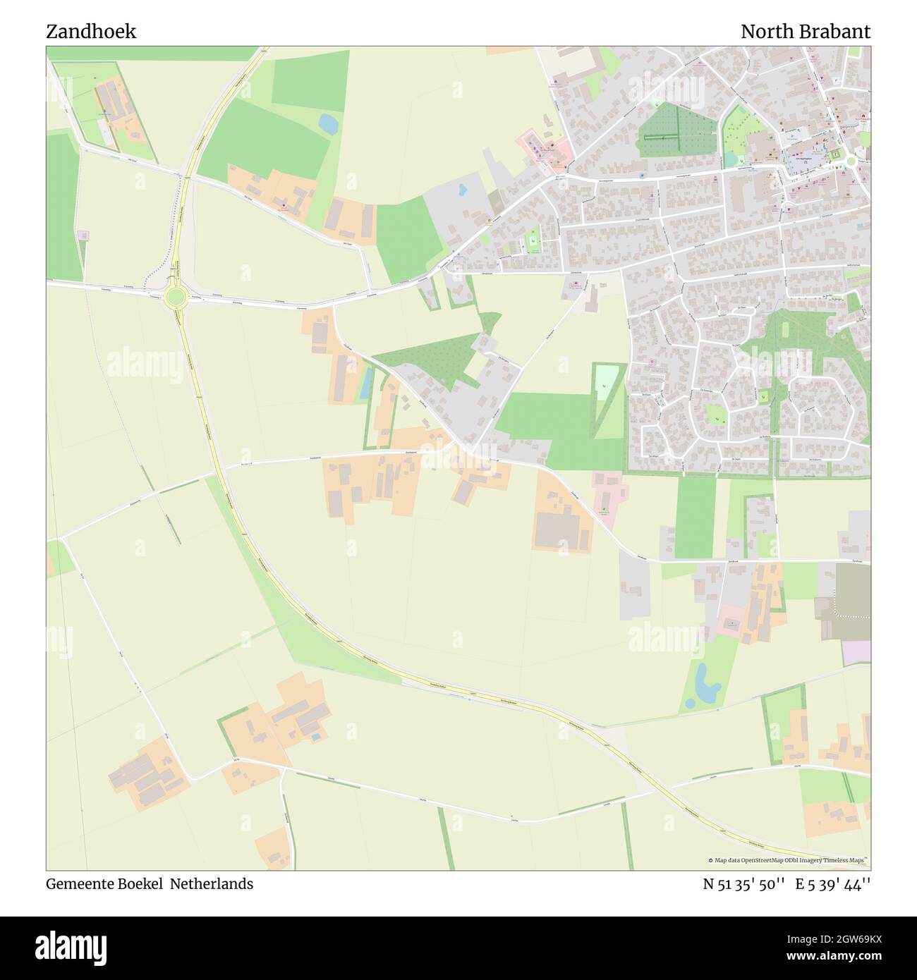 Zandhoek, Gemeente Boekel, Netherlands, North Brabant, N 51 35' 50'', E ...