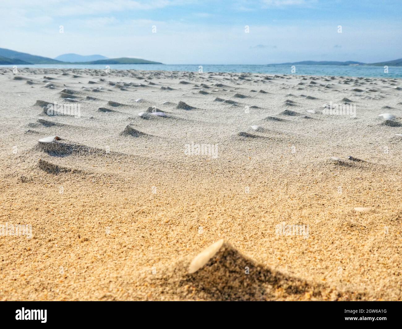 The Pyramids Of Seilebost Beach On Isle Ofharris Stock Photo - Alamy