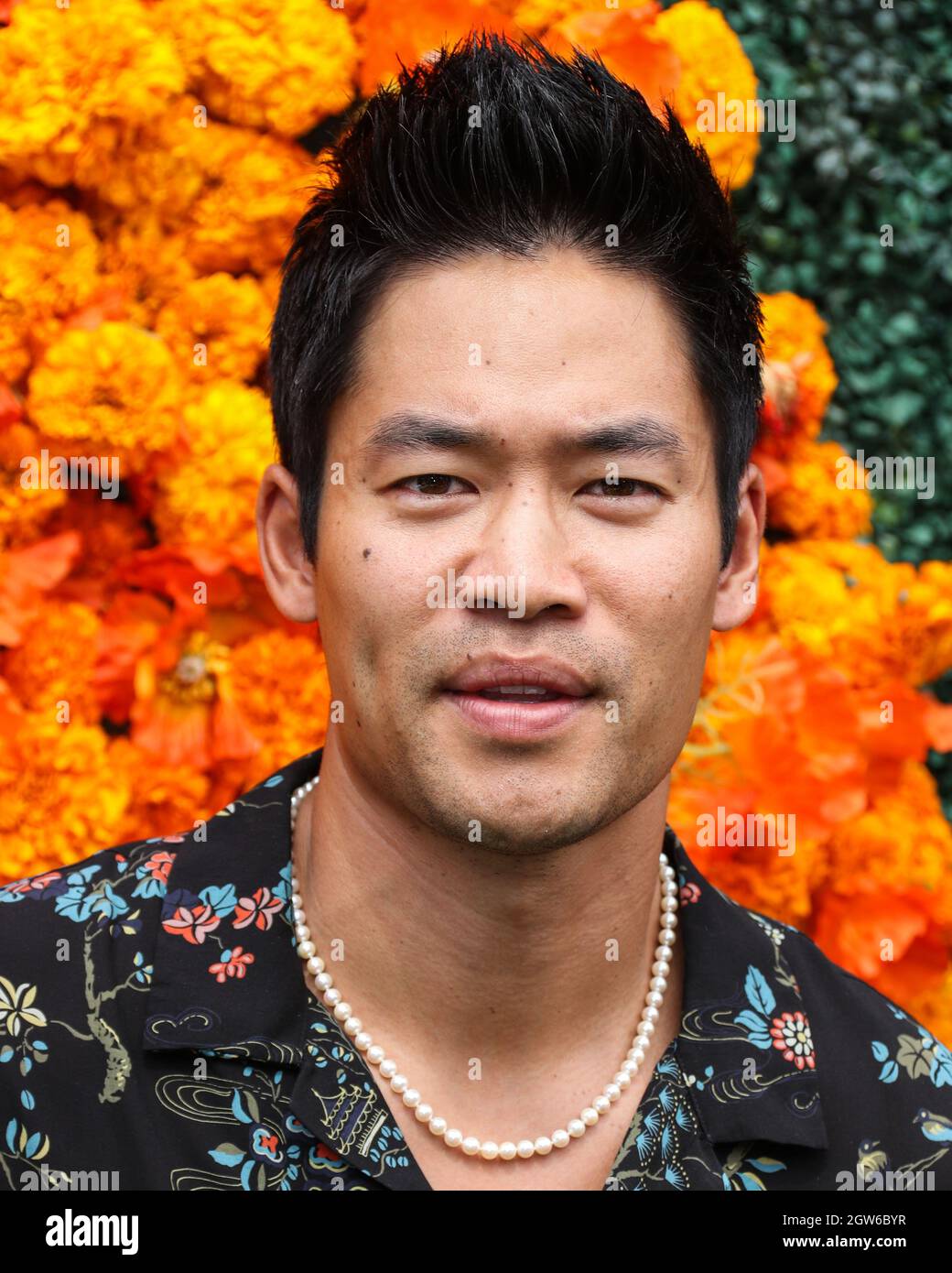 PACIFIC PALISADES, LOS ANGELES, CALIFORNIA, USA - OCTOBER 02: David Lim ...
