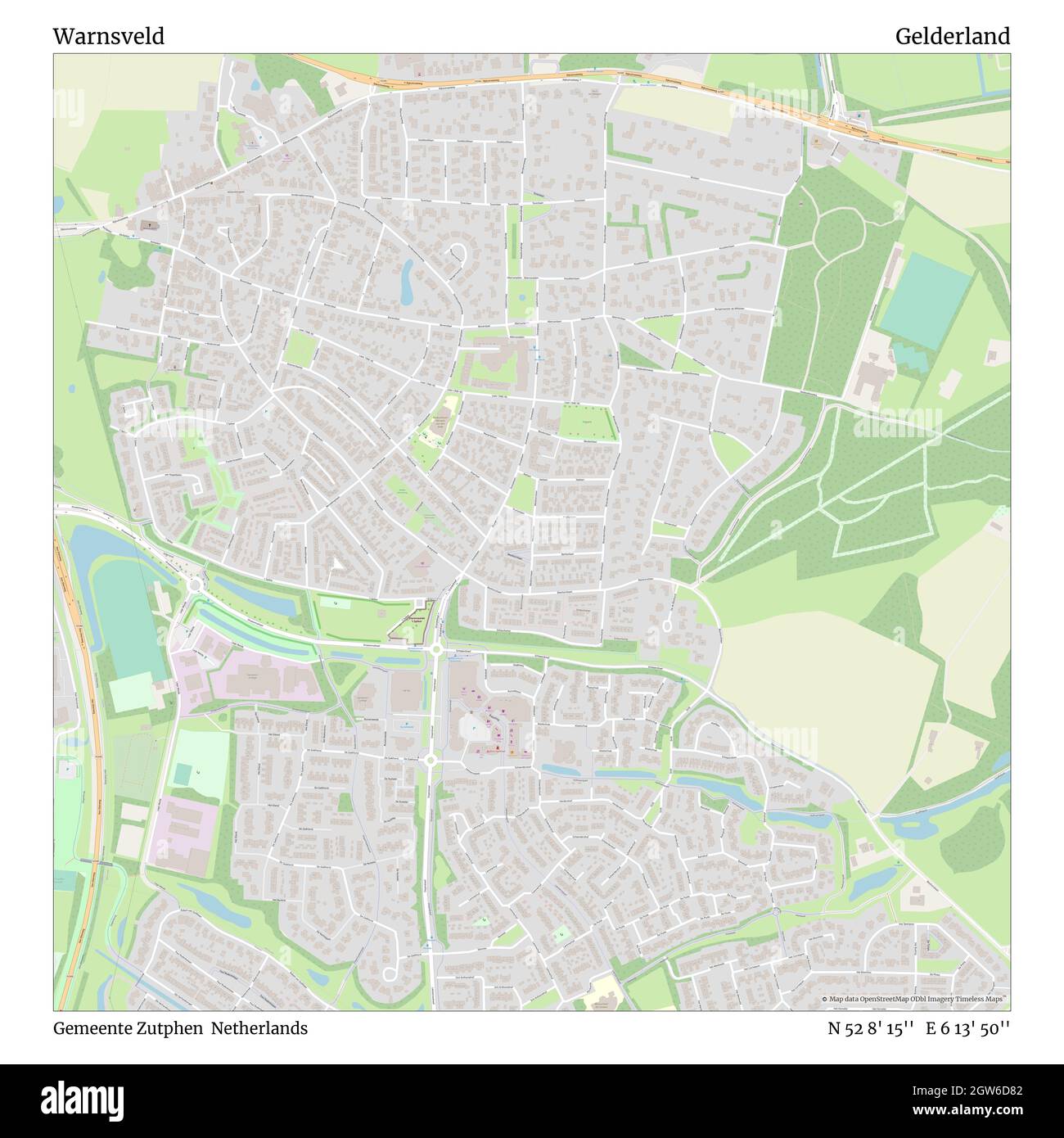 Zutphen Netherlands Map Warnsveld