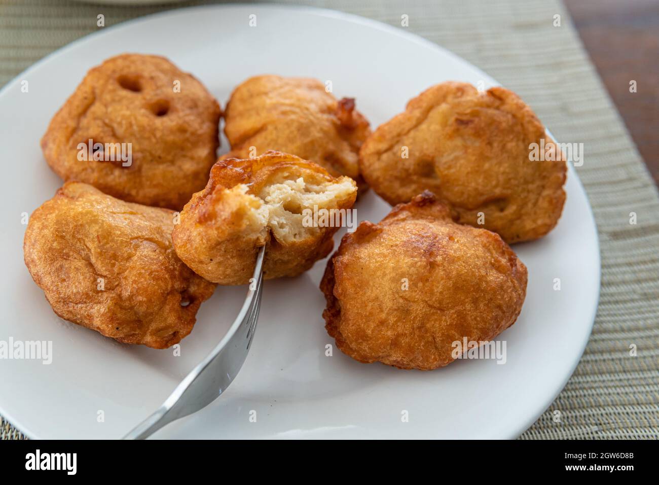 Nigerian Deep fried bean cake or Akara Stock Photo - Alamy