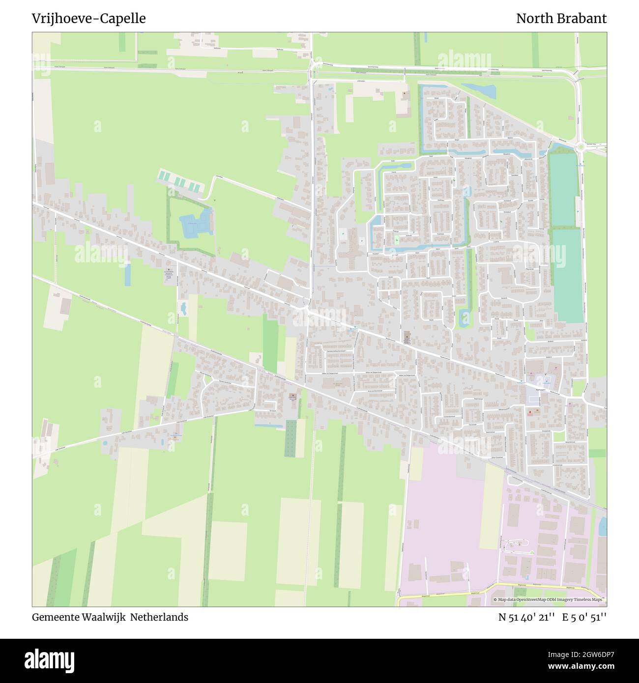 Vrijhoeve-Capelle, Gemeente Waalwijk, Netherlands, North Brabant, N 51 ...