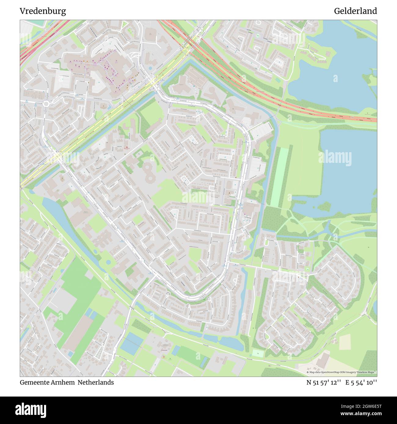 Map of arnhem Cut Out Stock Images & Pictures - Alamy