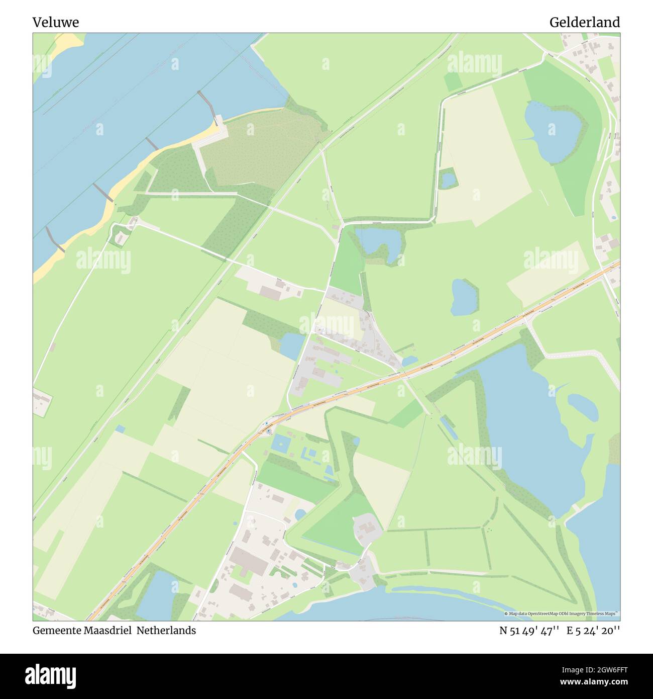Map of the veluwe hi-res stock photography and images - Alamy