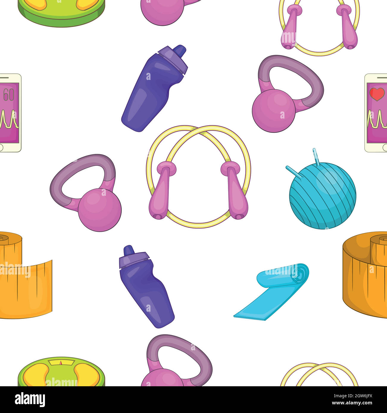 Fitness ball exercise mat Stock Vector Images - Alamy