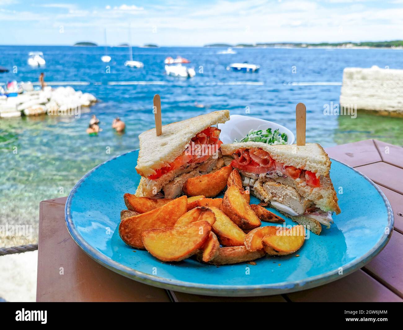 All day breakfast club sandwich hi-res stock photography and images - Alamy