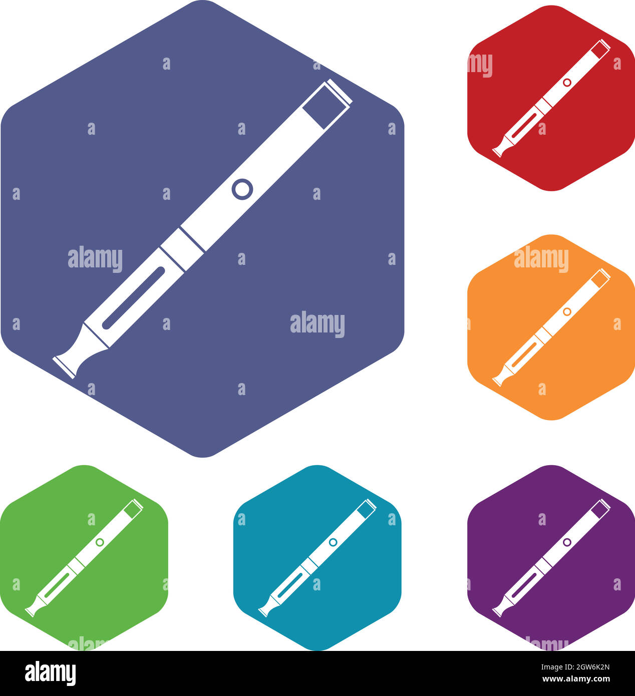 Electronic cigarette icons set Stock Vector Image & Art - Alamy