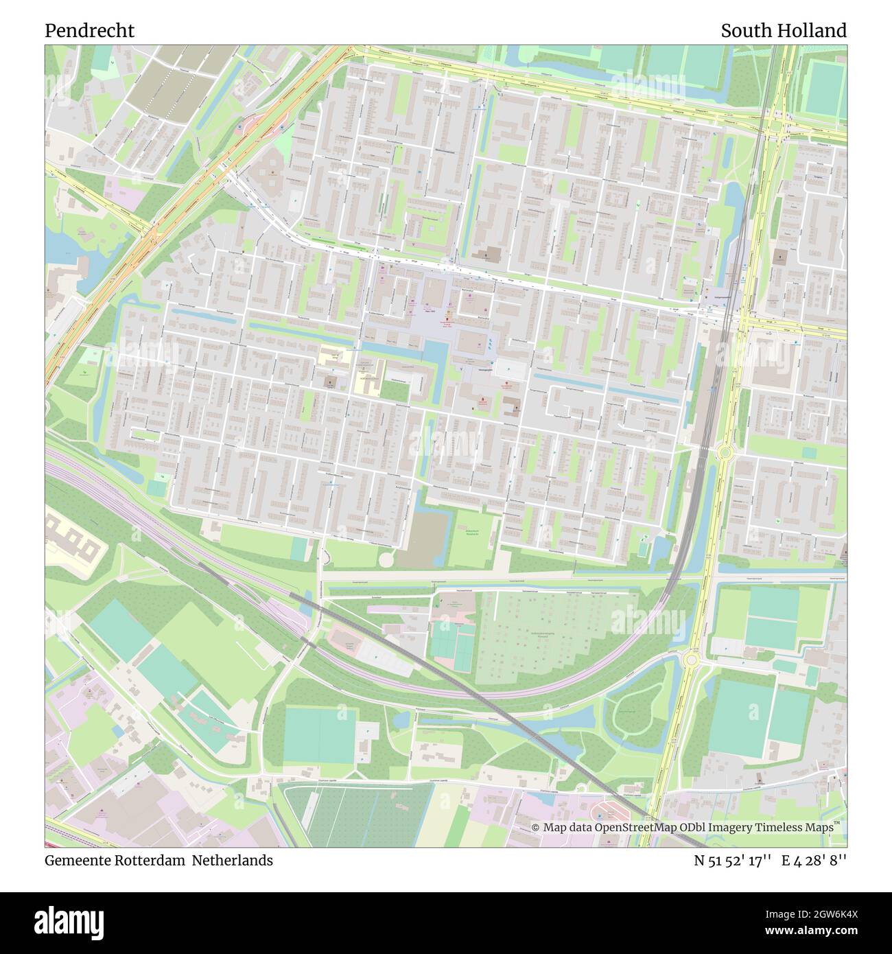 Map of rotterdam hi-res stock photography and images - Alamy