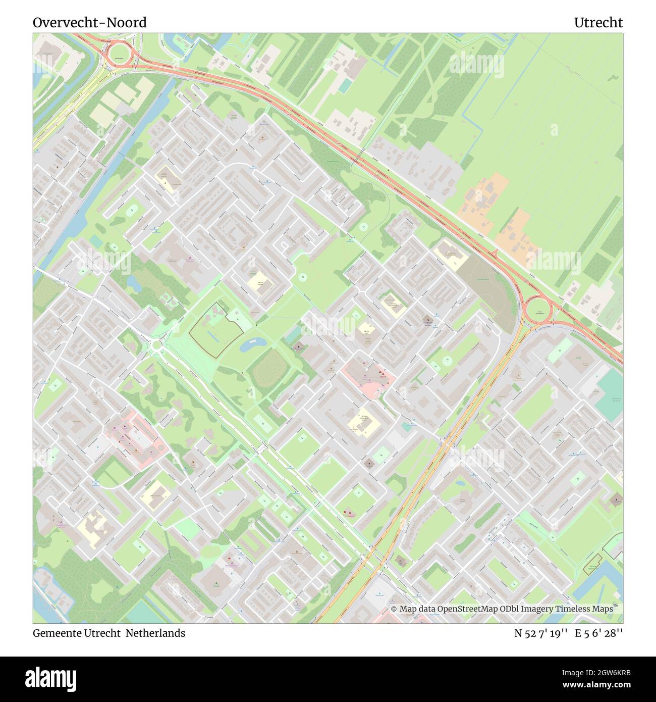 Overvecht-Noord, Gemeente Utrecht, Netherlands, Utrecht, N 52 7' 19 ...