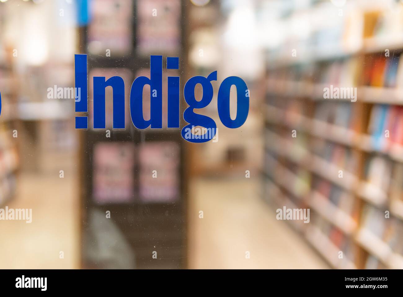 1 October 2021 - Calgary Alberta Canada - Indigo Bookshop in Calgary ...
