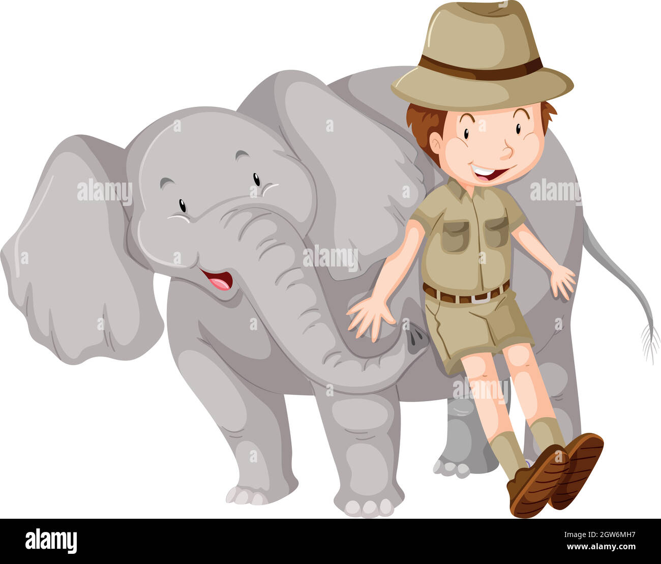 Boy elephant hi-res stock photography and images - Alamy