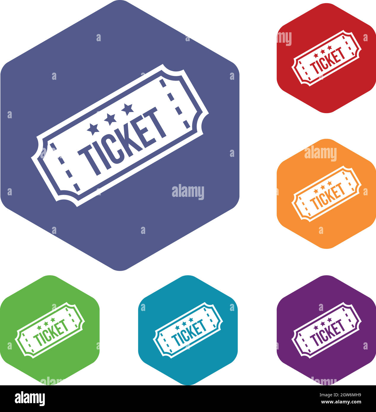 Ticket icons hi-res stock photography and images - Alamy