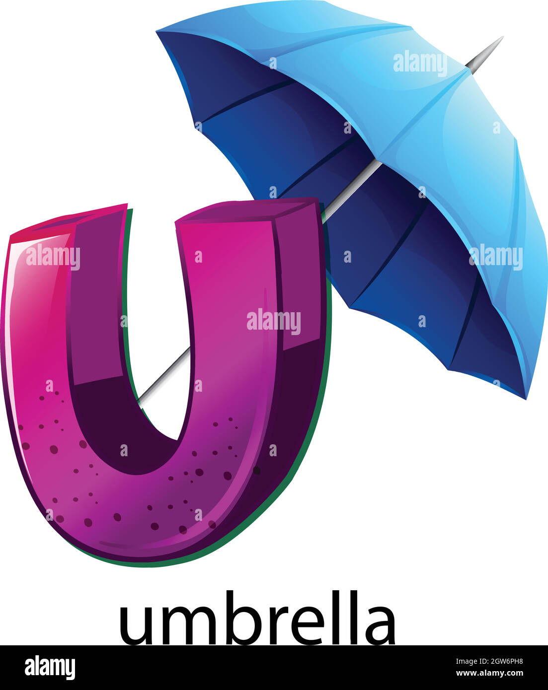 U umbrella Stock Vector Images - Alamy