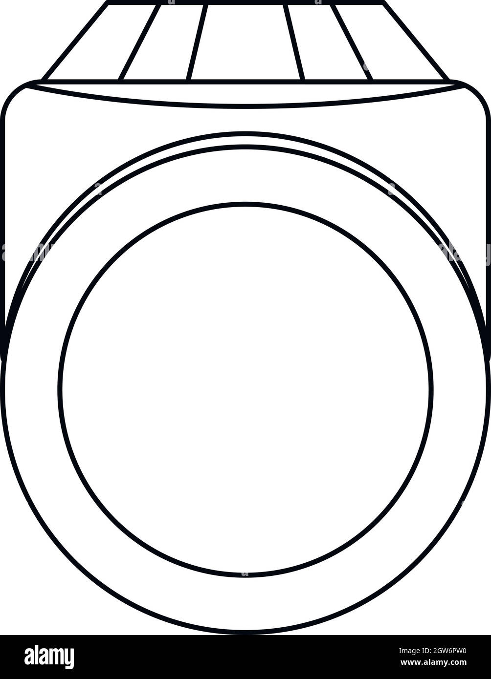 Ring wedding diamond Stock Vector Images - Alamy