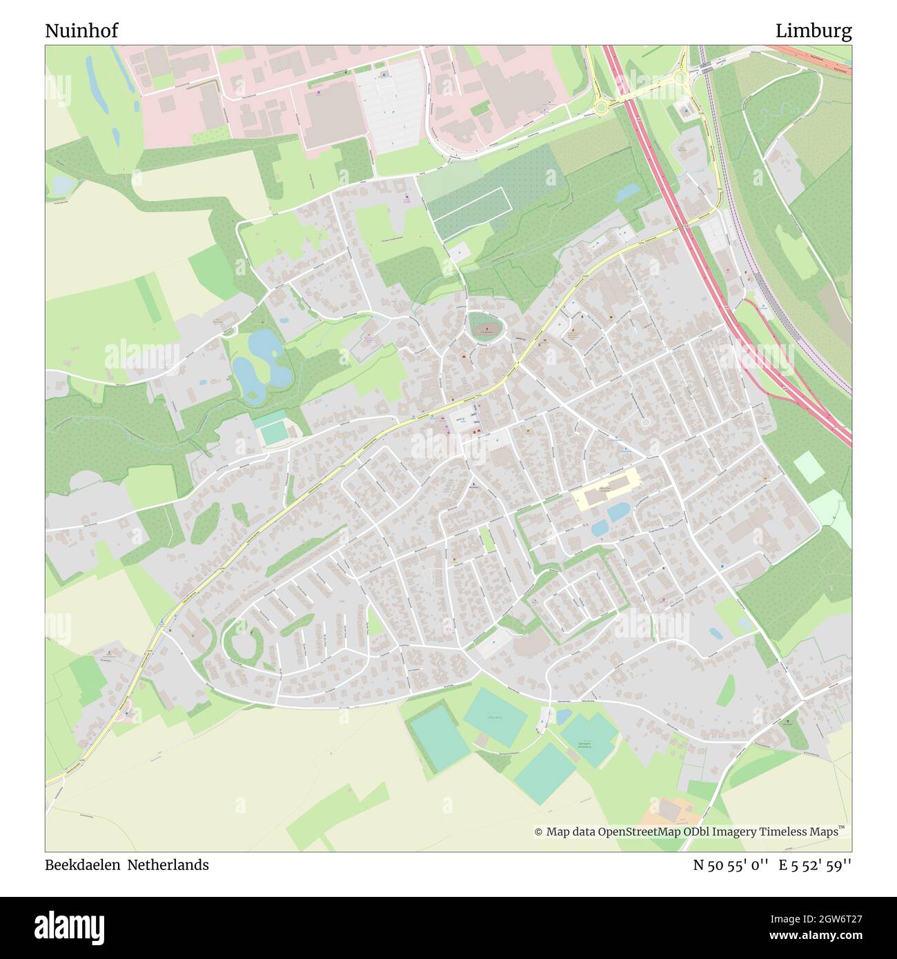 Map of limburg hi-res stock photography and images - Alamy
