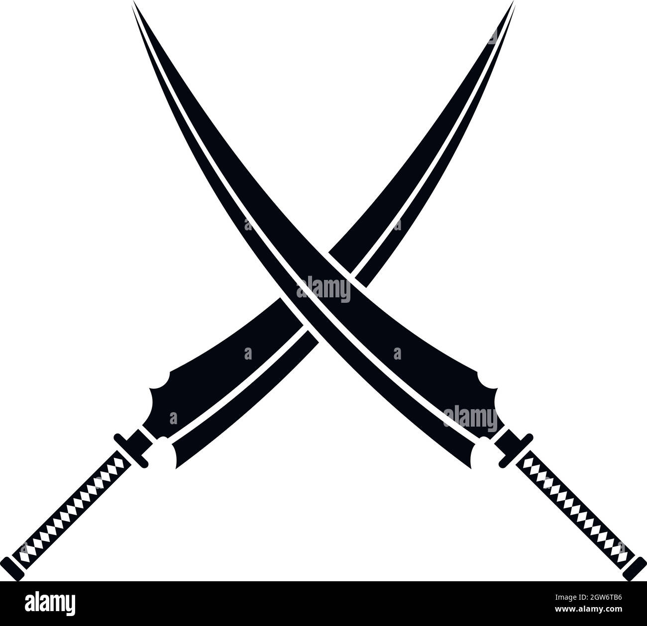 Samurai sword fight illustration hi-res stock photography and images ...