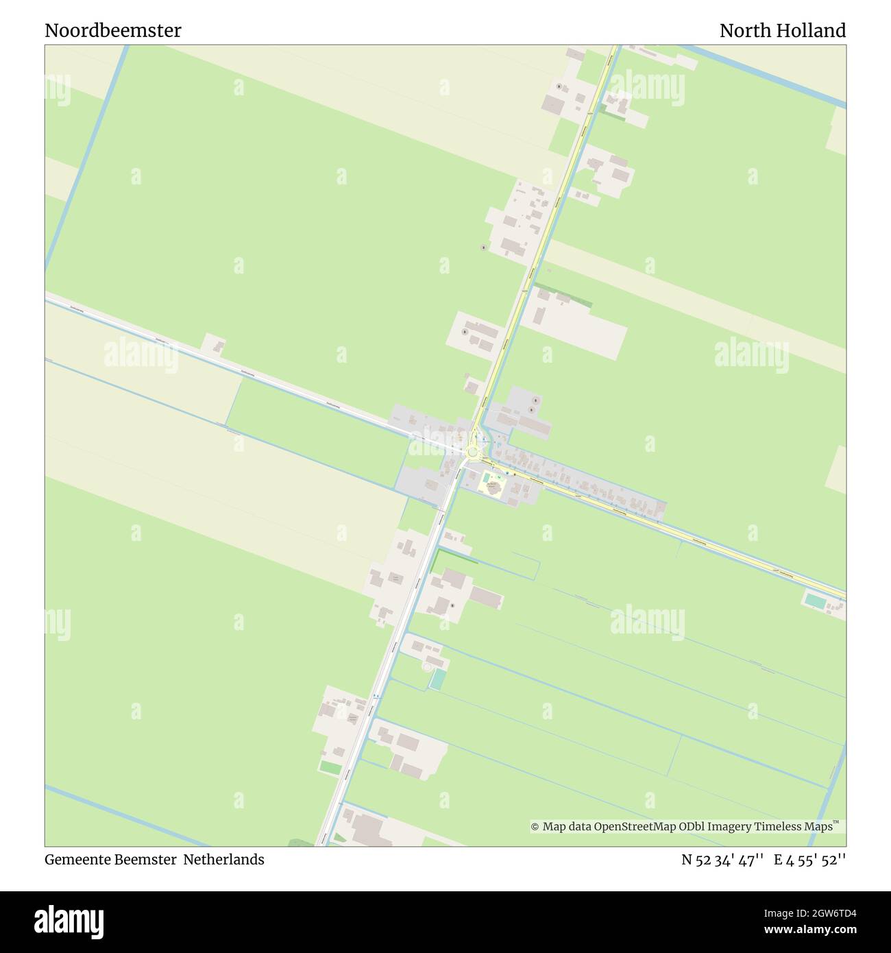 Beemster map hi-res stock photography and images - Alamy