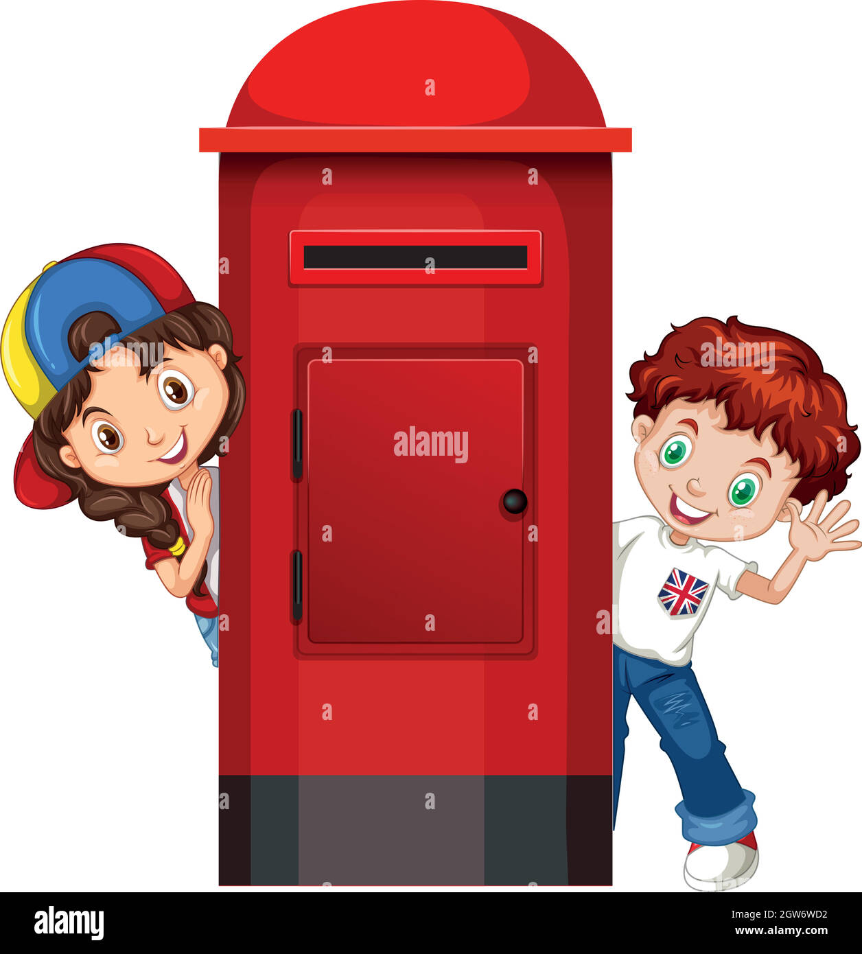 Boy post box hi-res stock photography and images - Alamy