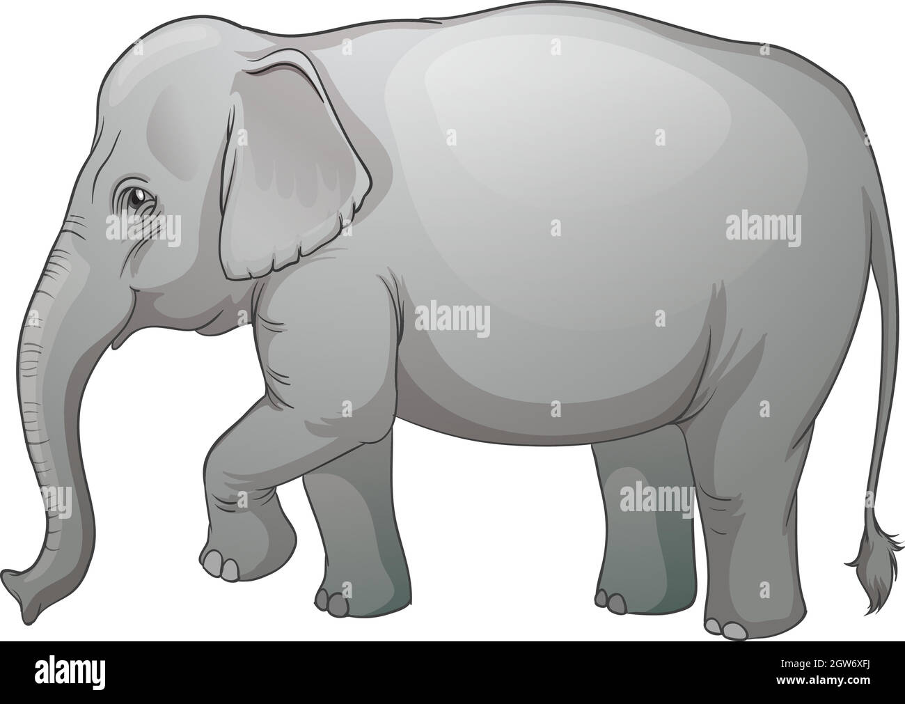 Elephas maximus drawing Stock Vector Images - Alamy