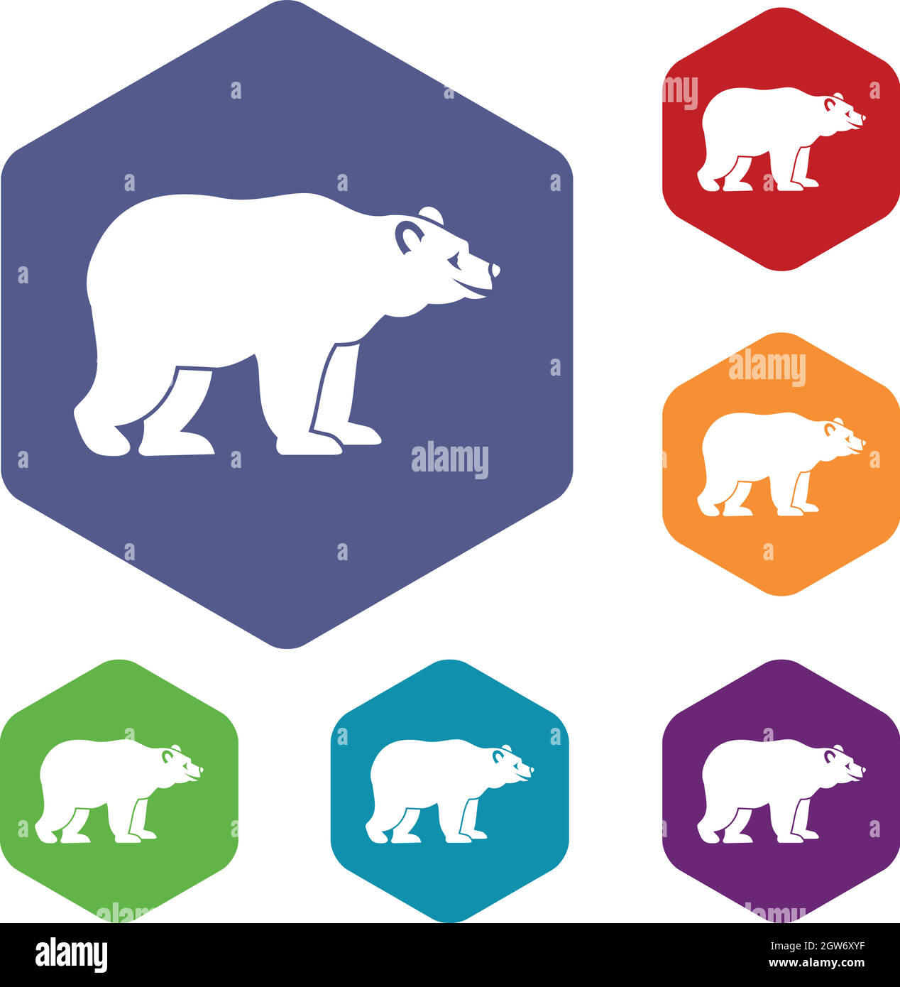 Bear symbol Stock Vector Images - Alamy