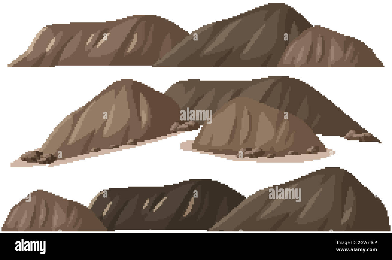 Shapes natural rocks in Stock Vector Images - Alamy