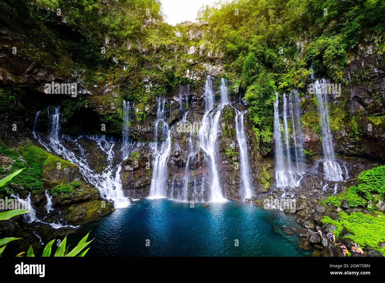 Reunion island waterfall hi-res stock photography and images - Alamy