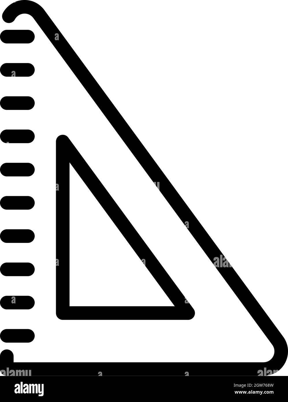 Triangle object Black and White Stock Photos & Images - Alamy