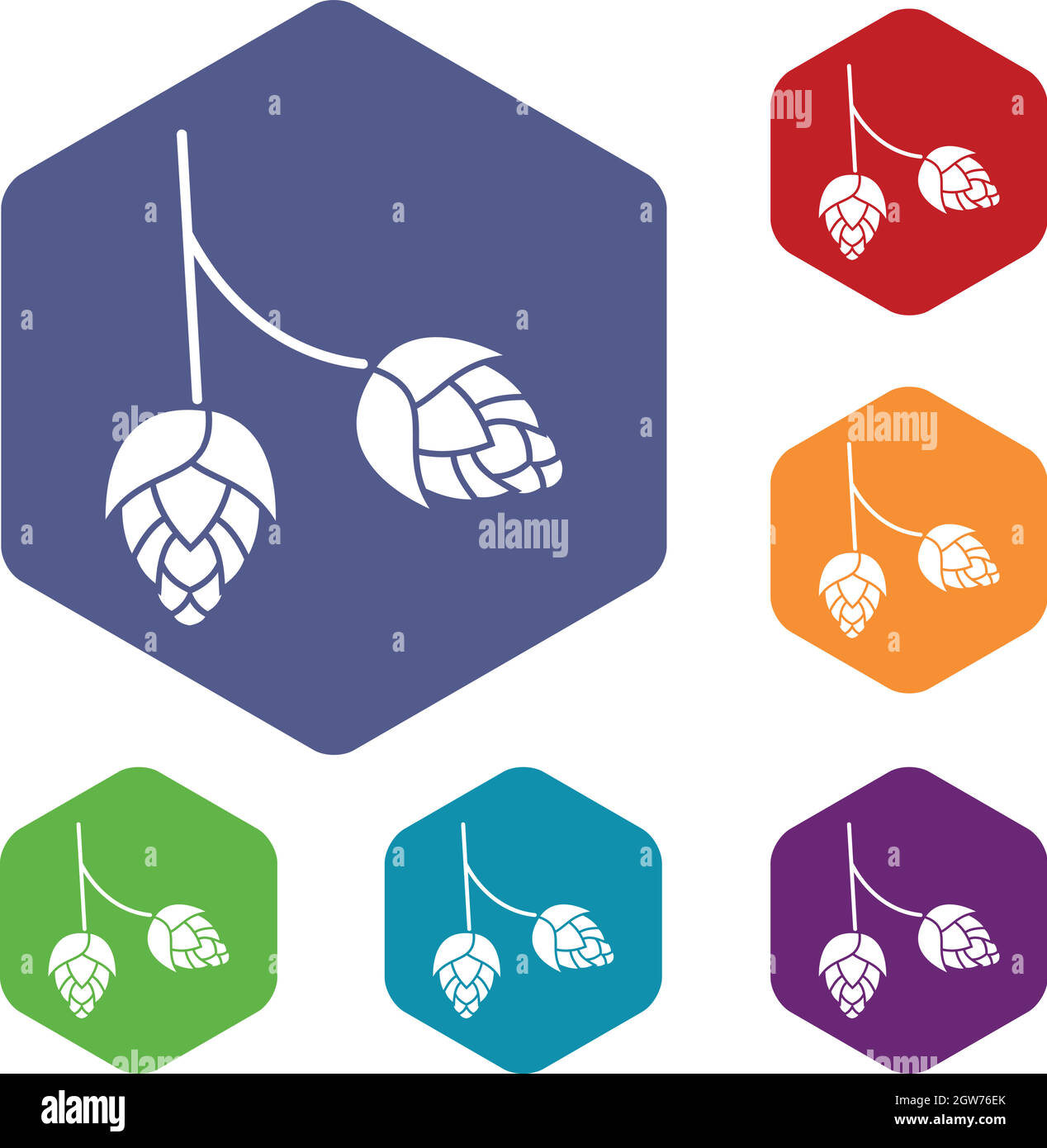 Hops product Stock Vector Images - Alamy