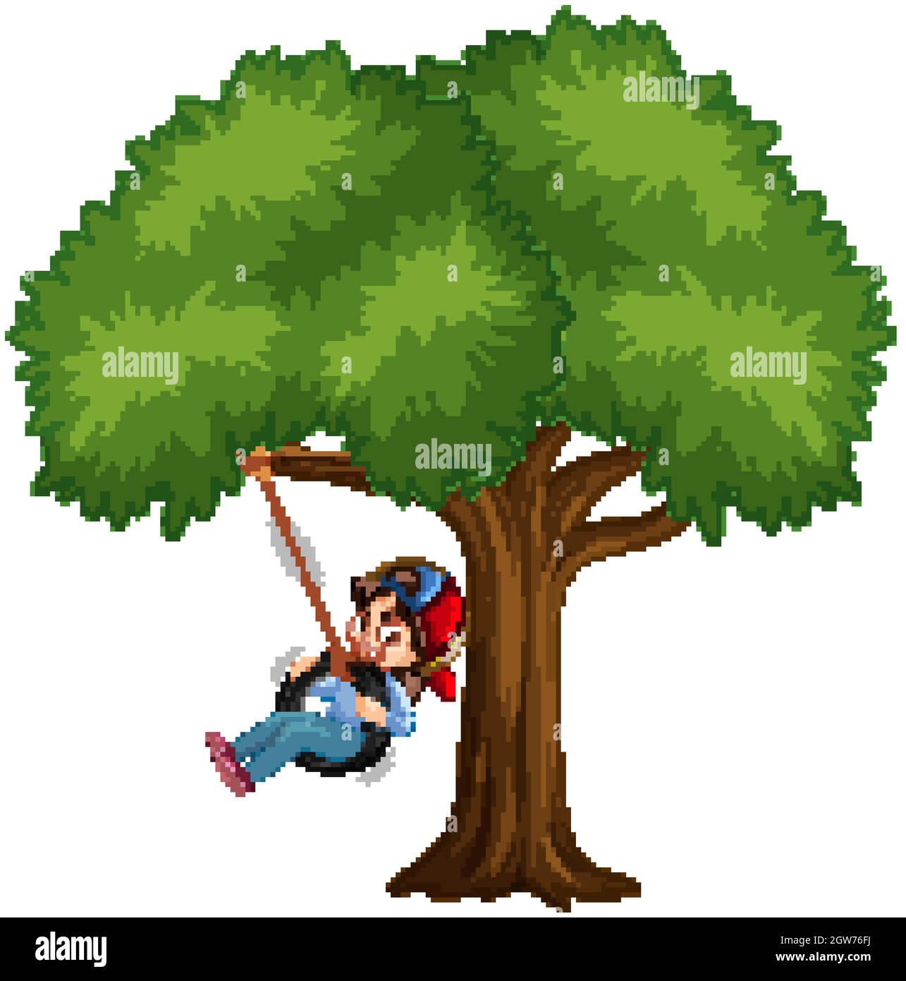 Tire Swing Cartoon