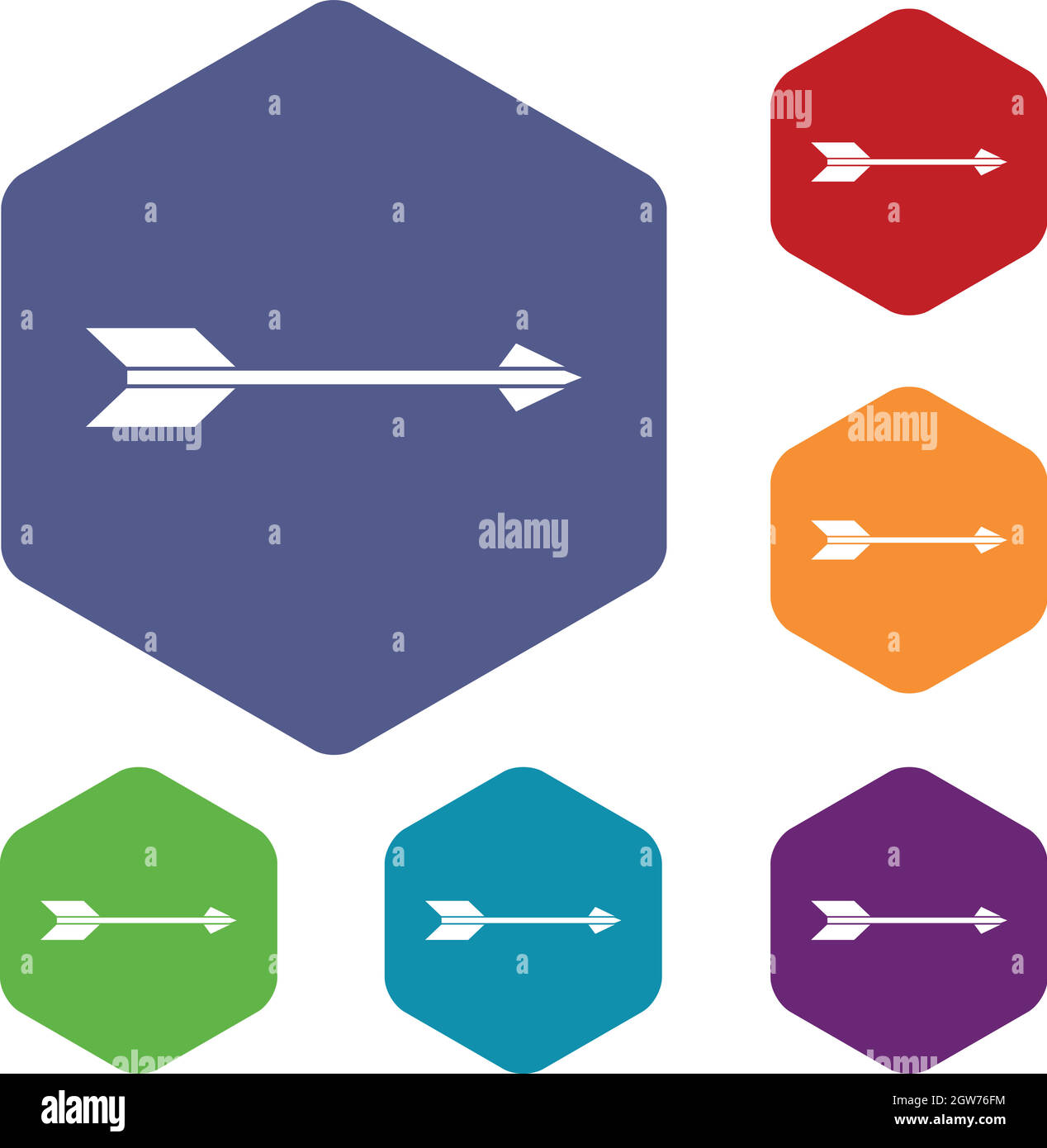 Long arrow icons set Stock Vector Image & Art - Alamy