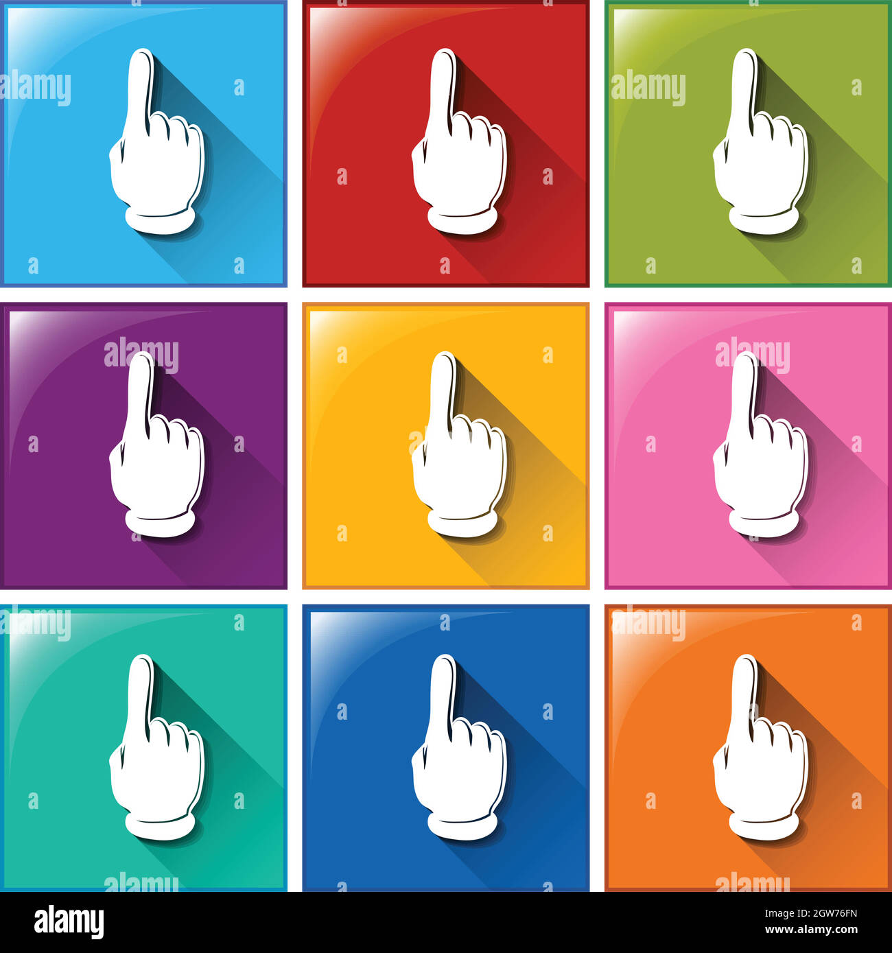 Pointing upward Stock Vector Images - Alamy