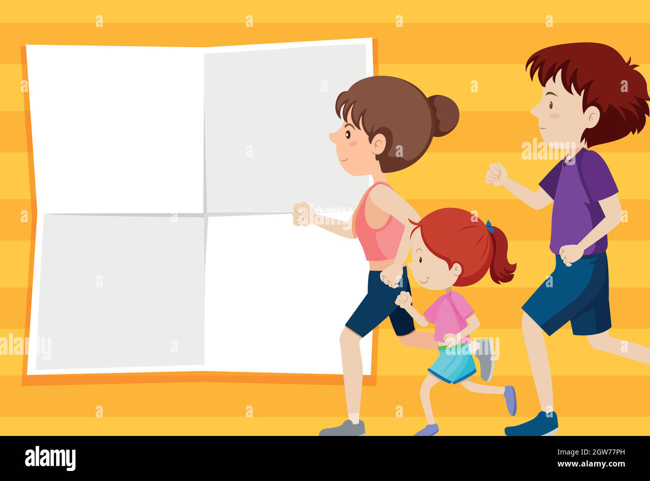 Family father child on Stock Vector Images - Alamy