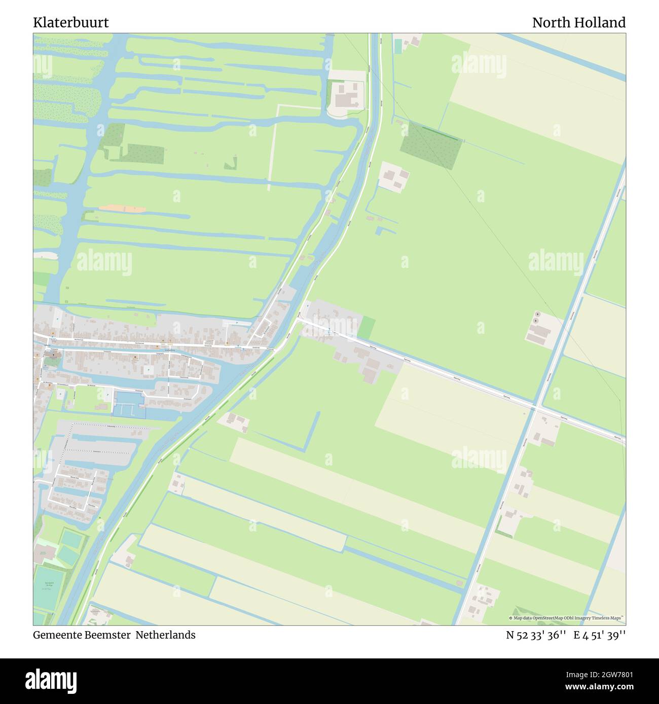 Beemster map hi-res stock photography and images - Alamy