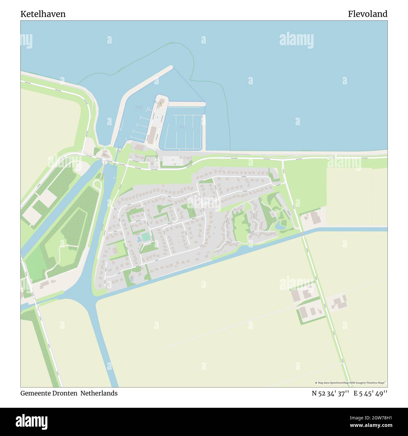 Dronten map hi-res stock photography and images - Alamy