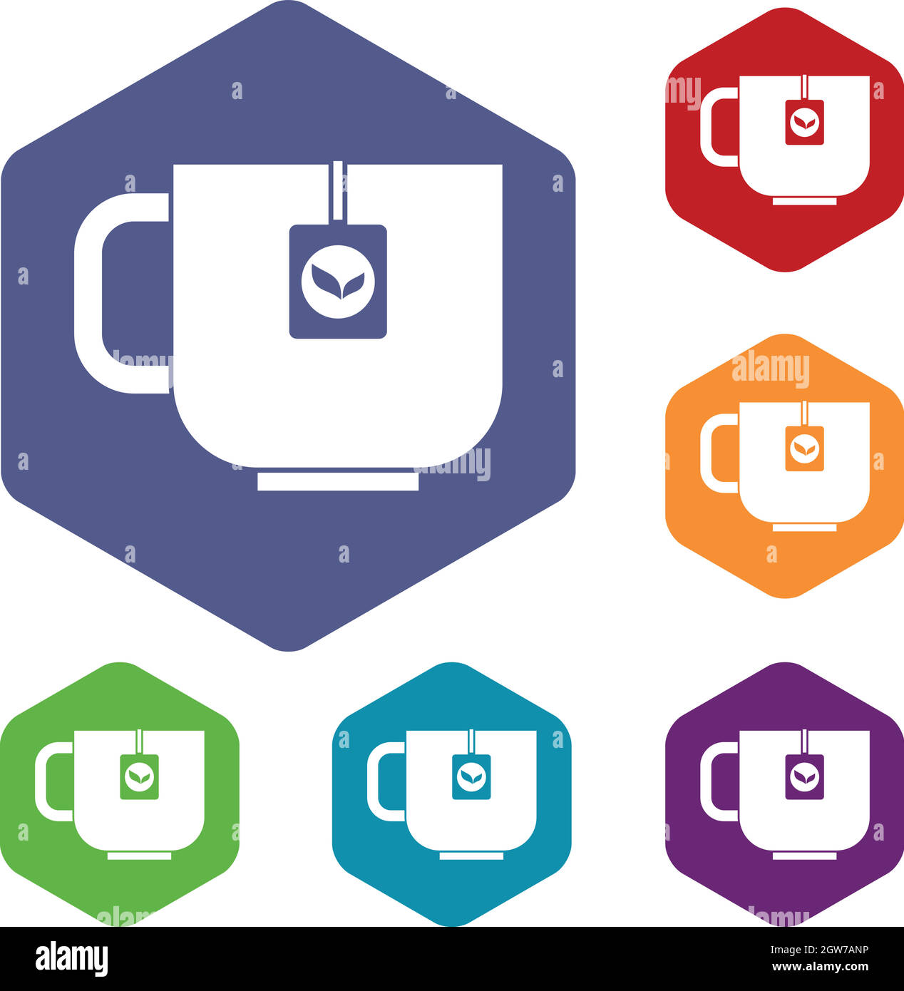 Vector cup icons Stock Vector Images - Alamy