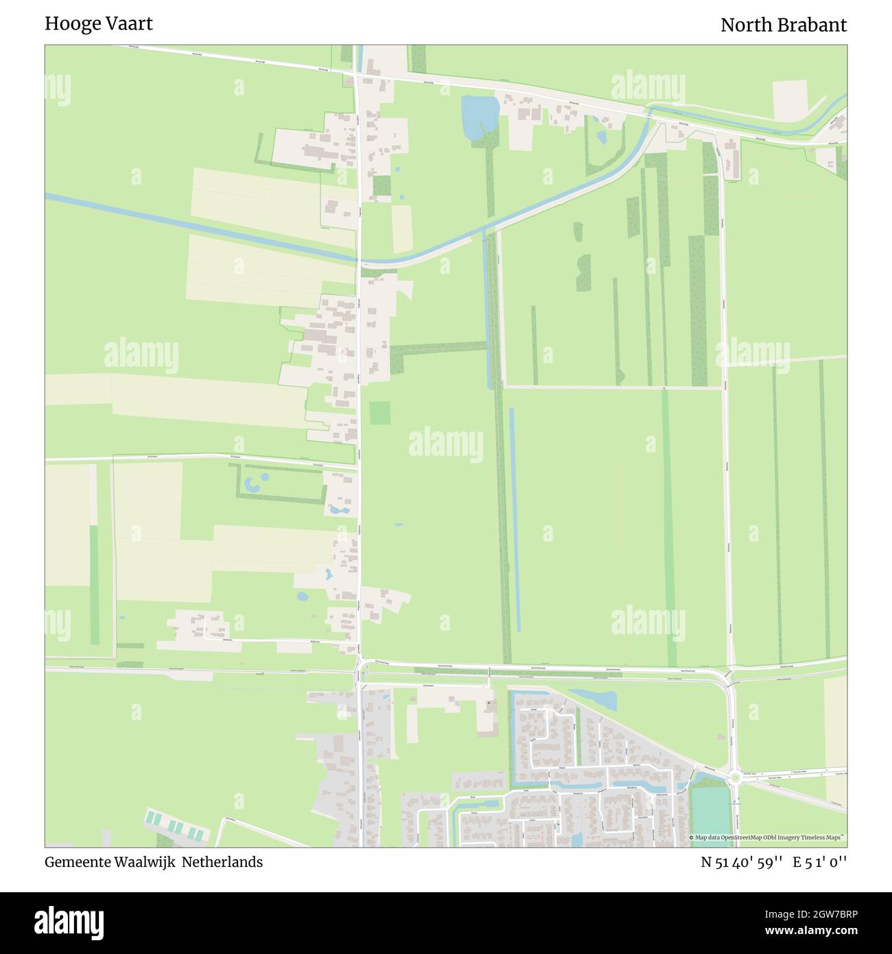 Hooge Vaart, Gemeente Waalwijk, Netherlands, North Brabant, N 51 40' 59 ...