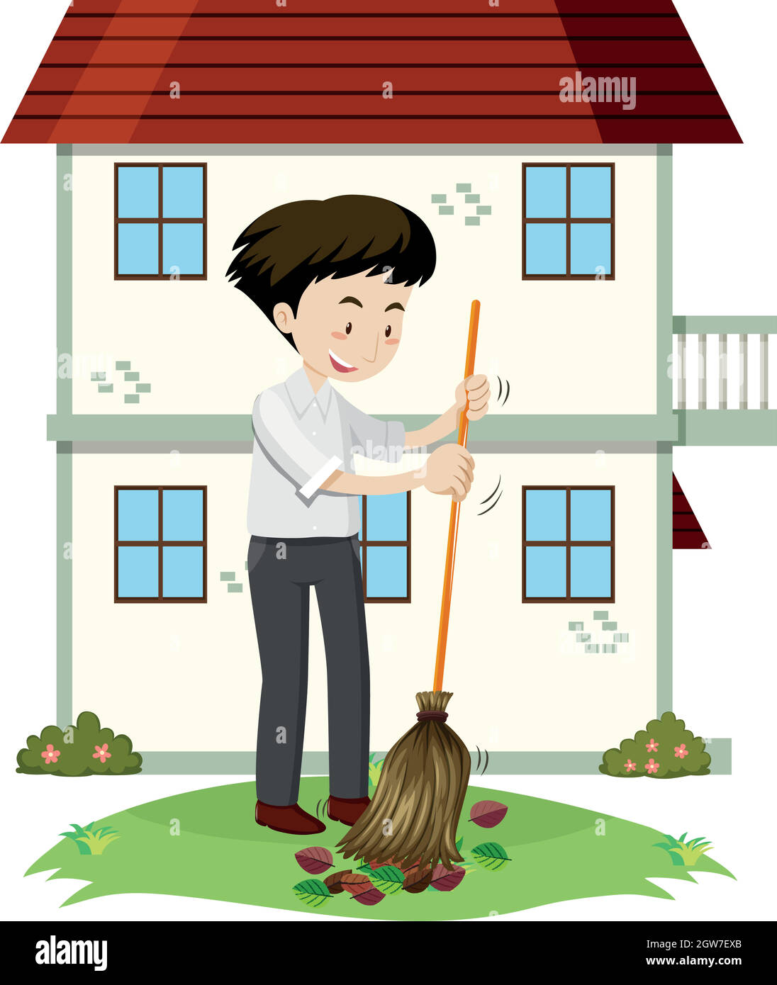 Yard a Stock Vector Images - Alamy