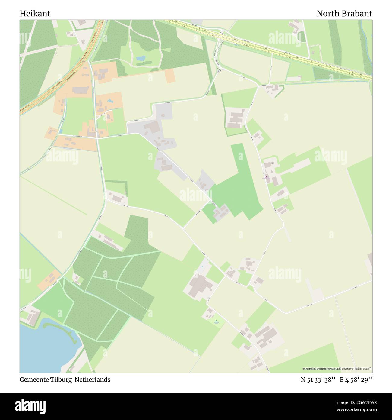 Map of tilburg hi-res stock photography and images - Alamy