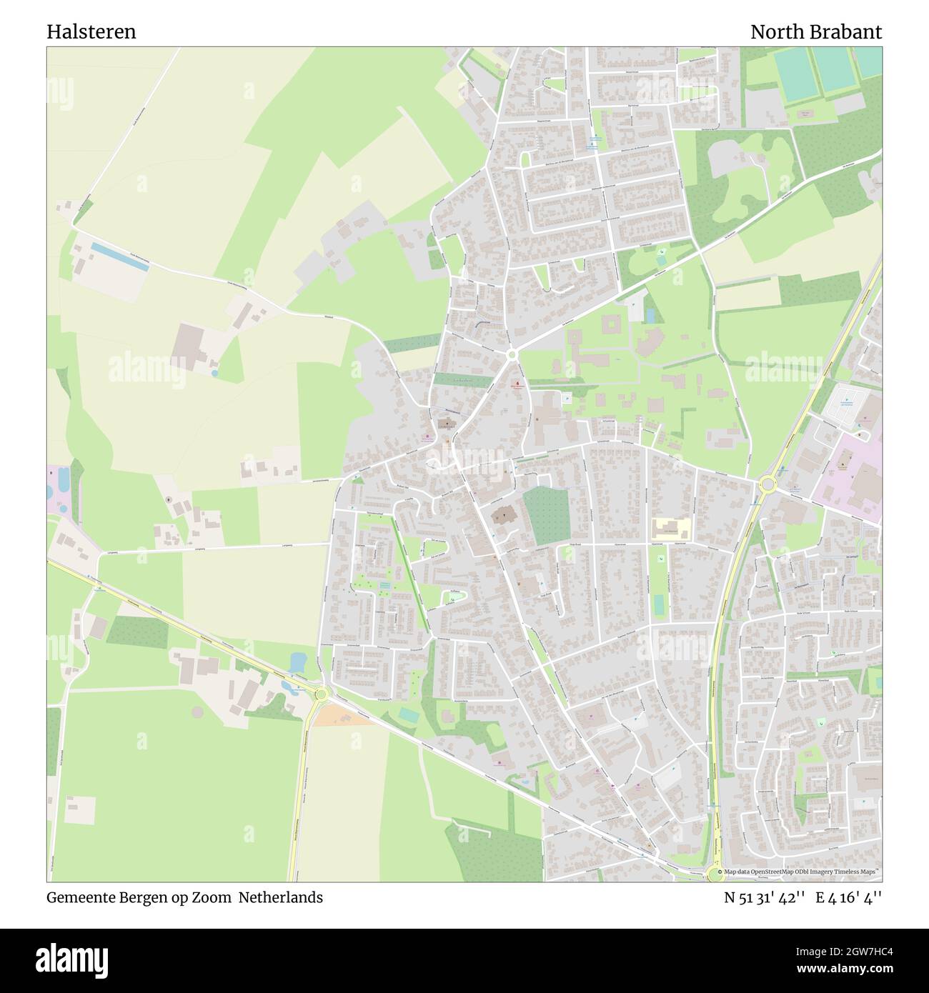 Halsteren, Gemeente Bergen op Zoom, Netherlands, North Brabant, N 51 31 ...