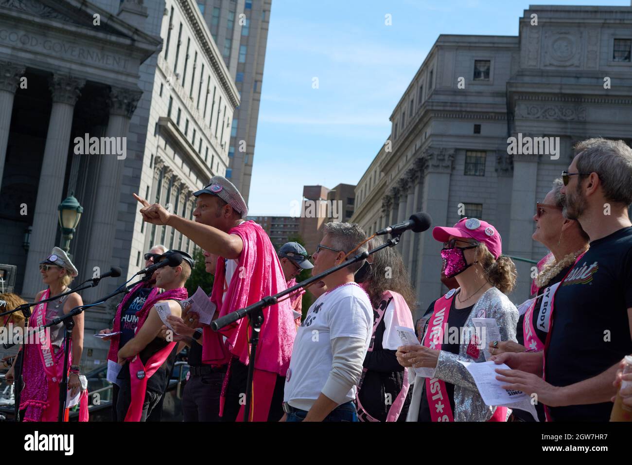 New York, New York, USA. 2nd Oct, 2021. Thousands gather for ...
