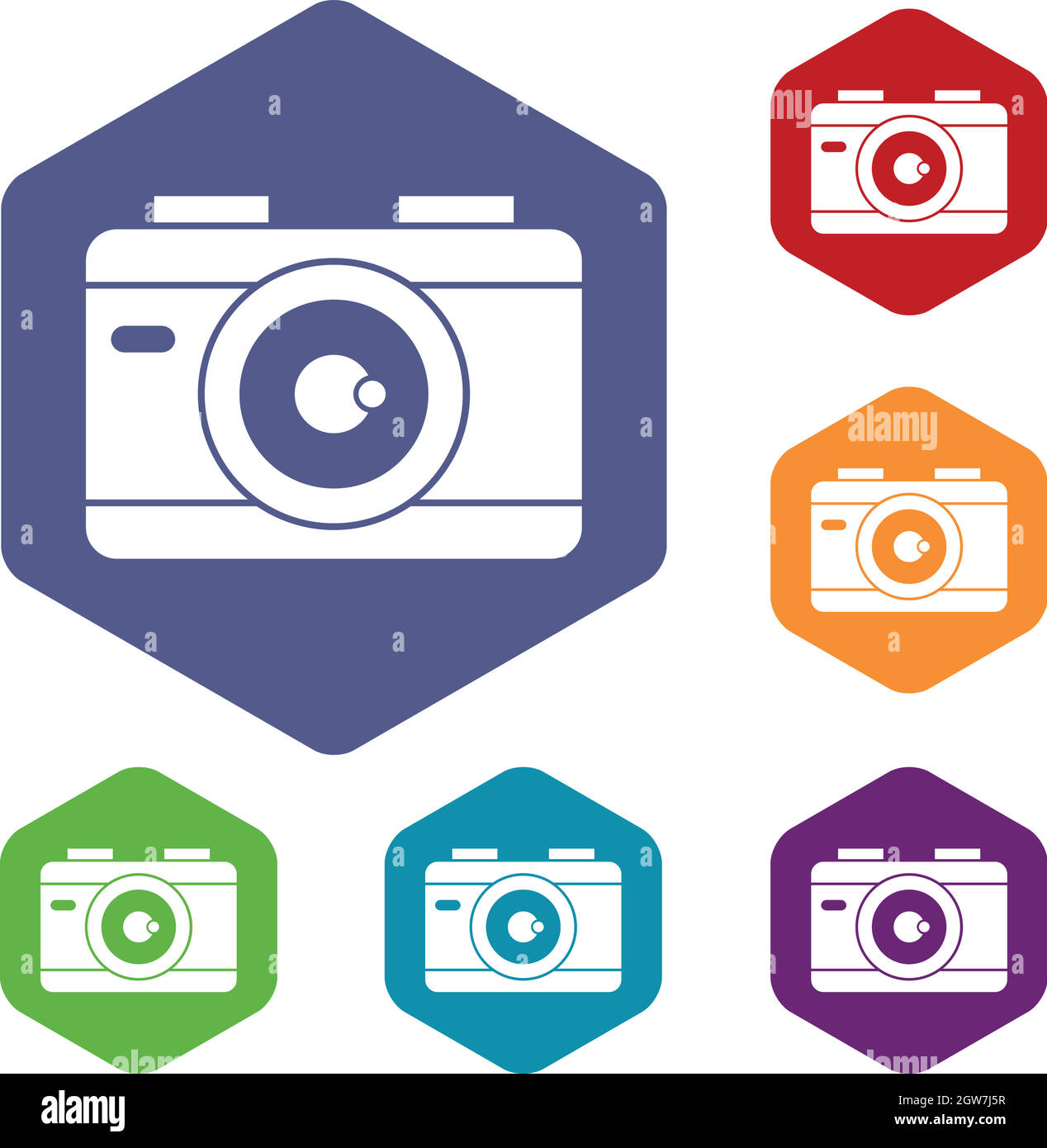 Photo camera icons set Stock Vector Image & Art - Alamy