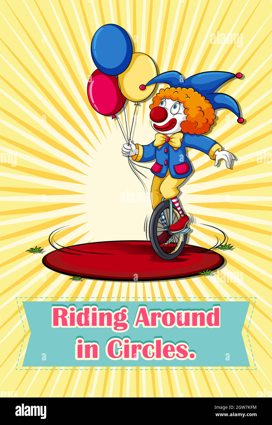 Circus riding Stock Vector Images - Alamy
